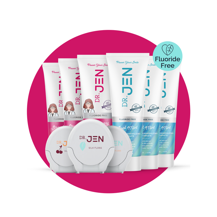 Dr. Jen Oral Care Products | Fluoride & Fluoride Free Dental Products